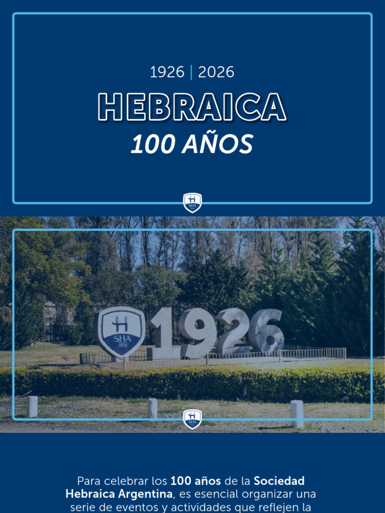 Celebración del Centenario de Hebraica | PDF | Bailes