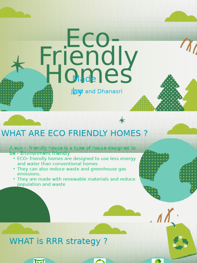 Eco - Friendly Homes | PDF