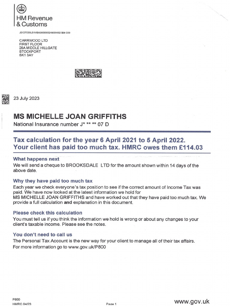Miss Michelle Joan Griffiths | PDF