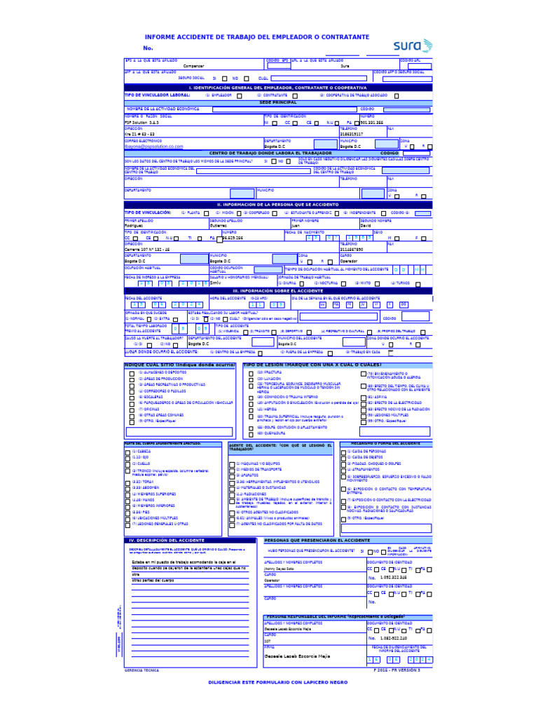 Furat Formato Unico de at | PDF