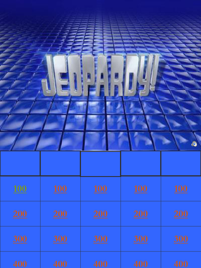 #3 - Tone Purpose Jeopardy Game | PDF | Earthquakes | Externality