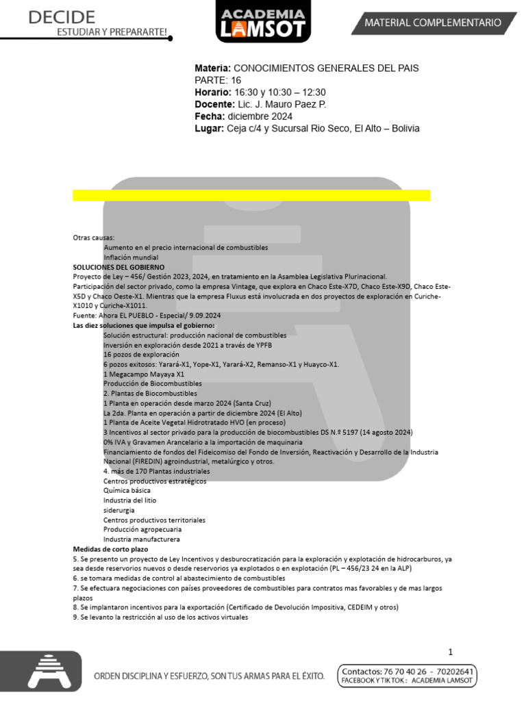Soluciones Energéticas y Desarrollo Nuclear en Bolivia | PDF | La ...