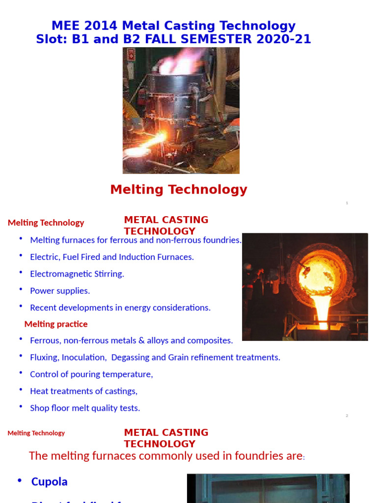 Types of Foundry Melting Furnaces | PDF | Foundry | Metals