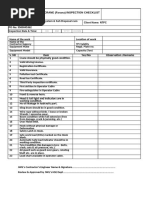 Grader Inspection Checklist | PDF
