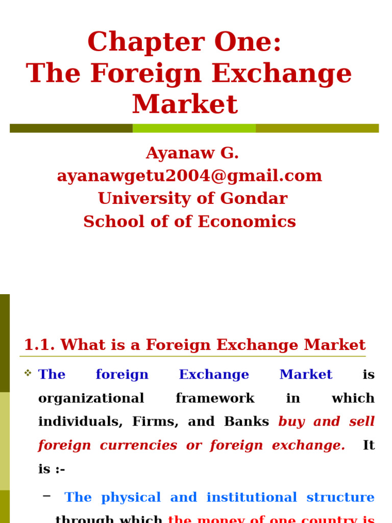 International Economics II Ch-1 | PDF | Exchange Rate | Currency ...