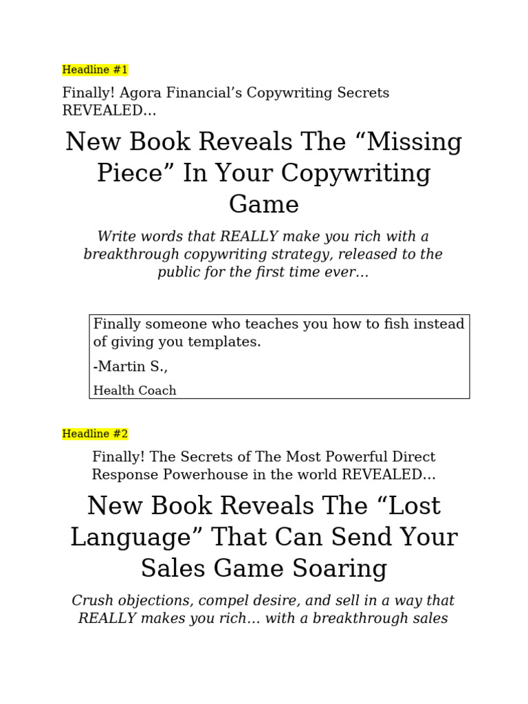 Take Their Money: Sales Secrets Revealed | PDF
