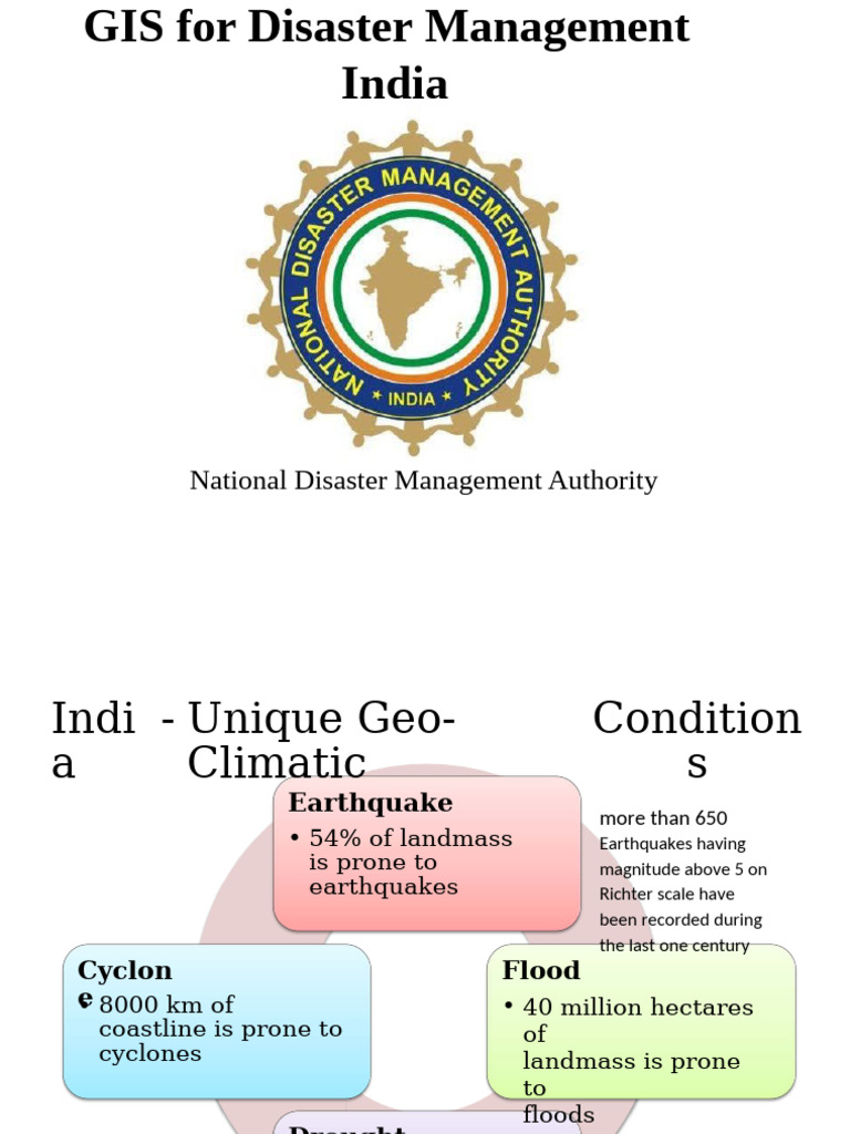 India - Disaster Management & GIS | PDF | Emergency Management | Geographic Information System