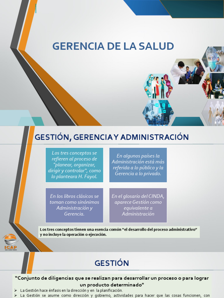 Módulo 1 Tema 1 Gerencia de La Salud - Proceso Administrativo y ...
