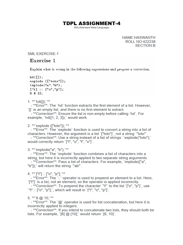 Sml Pdf Parameter Computer Programming Boolean Data Type 4494