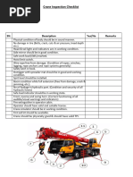 Daily Pre Start Checklist | PDF | Personal Protective Equipment | Crane (Machine)