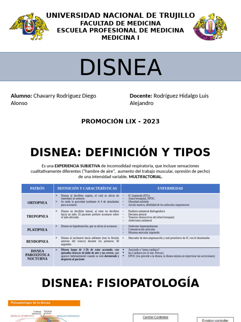 Disnea | PDF | Insuficiencia cardíaca | Asma