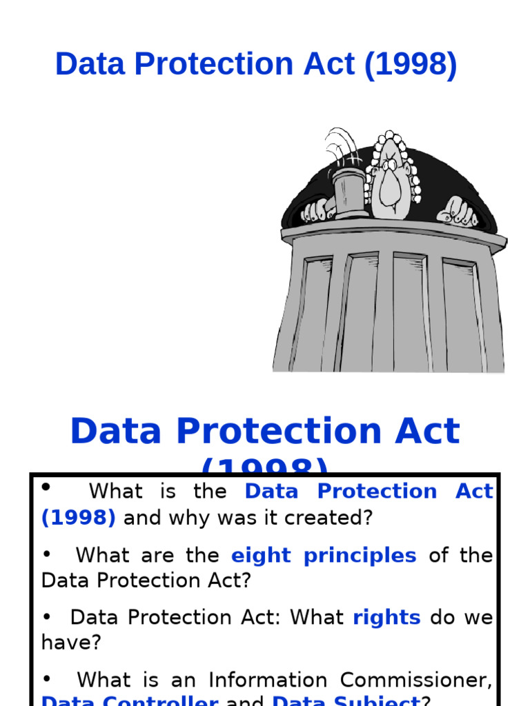 Overview of the Data Protection Act 1998 | PDF | Information Privacy ...