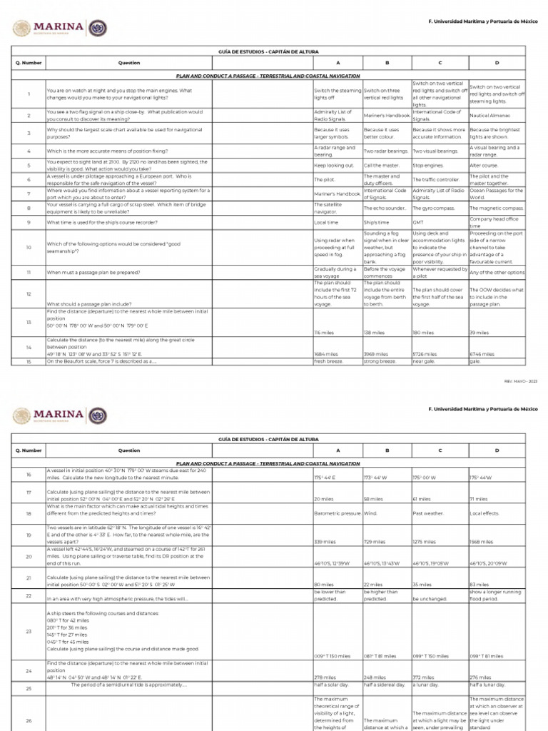 10. Plan and Conduct a Passage - Terrestrial and Coastal Navigation Cap ...