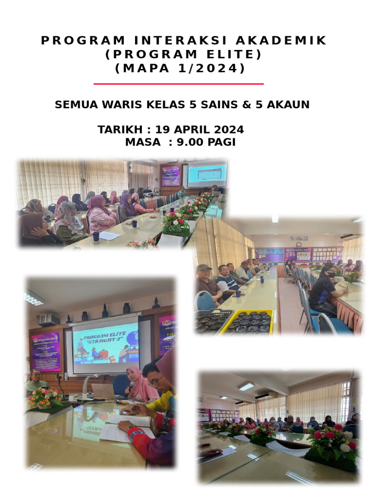 Program Interaksi Akademik MAPA 2024 | PDF