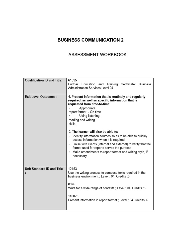Business Communication 2 | PDF | Syntax | Grammar