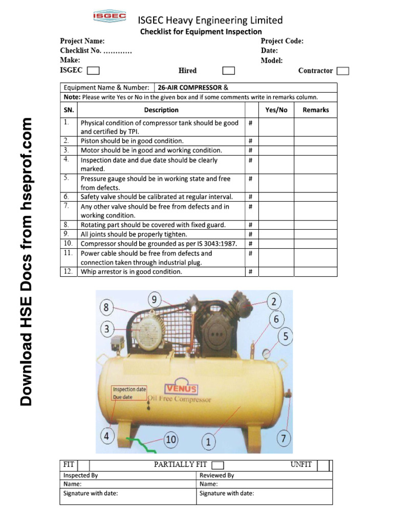 Air Compressor | PDF