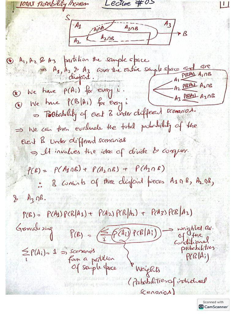 Probability Lecture | PDF