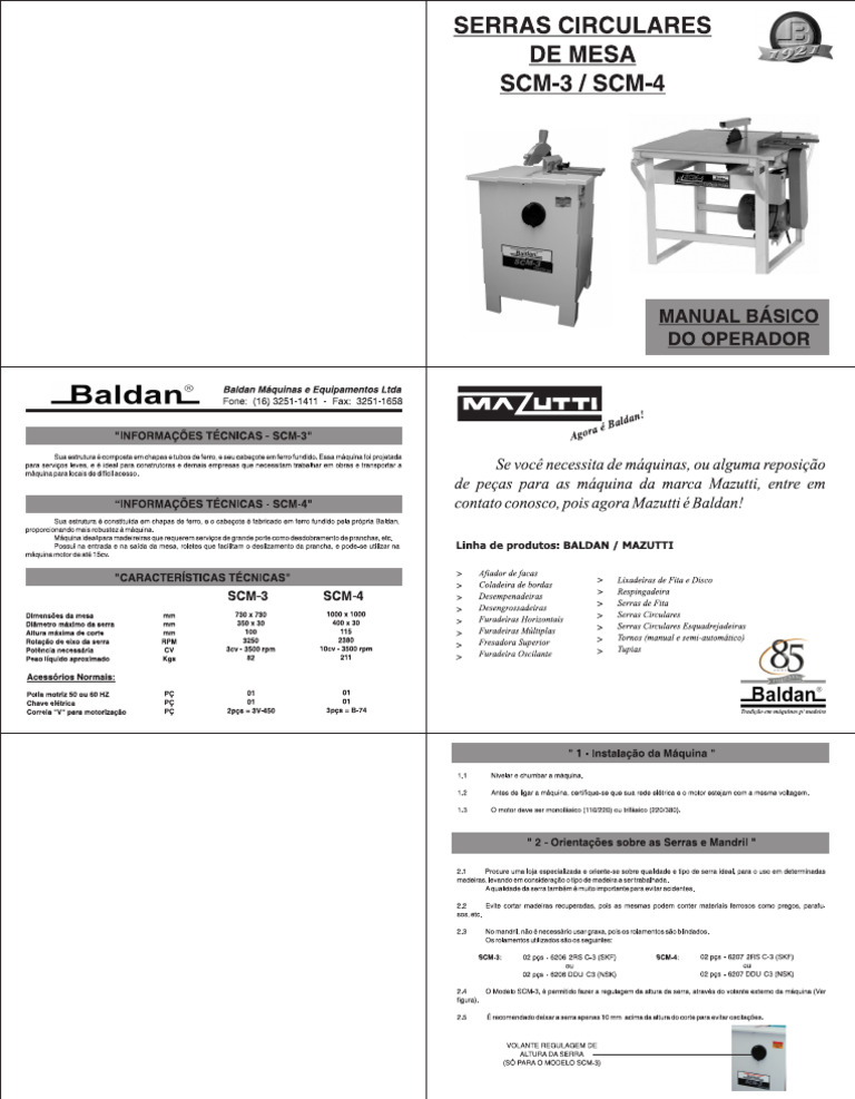 MANUAL SCM-3 e 4 | PDF