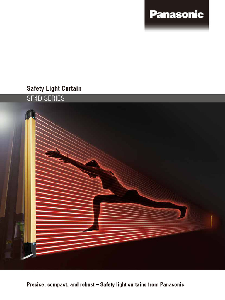 PANASONIC-Kurtyny Bezpiecze Stwa Seria SF4D | PDF | Relay | Light Emitting Diode
