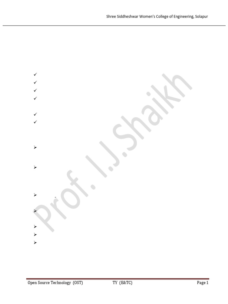 UNIT 4 Open Source Operating System (SHELL PROGRAMMING) | PDF | Databases | Relational Database