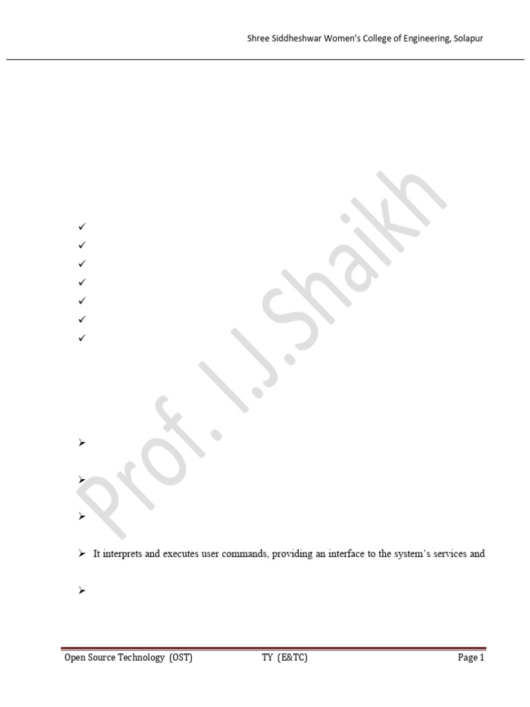 Unit 4 Open Source Operating System (Shell Programming) | PDF | Command ... Unit 4 Open Source Operating System (Shell Programming) | PDF | Command ...