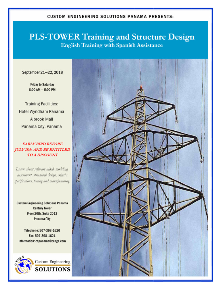 PLS-TOWER Training in Panama | PDF | Laptop | Computer Hardware