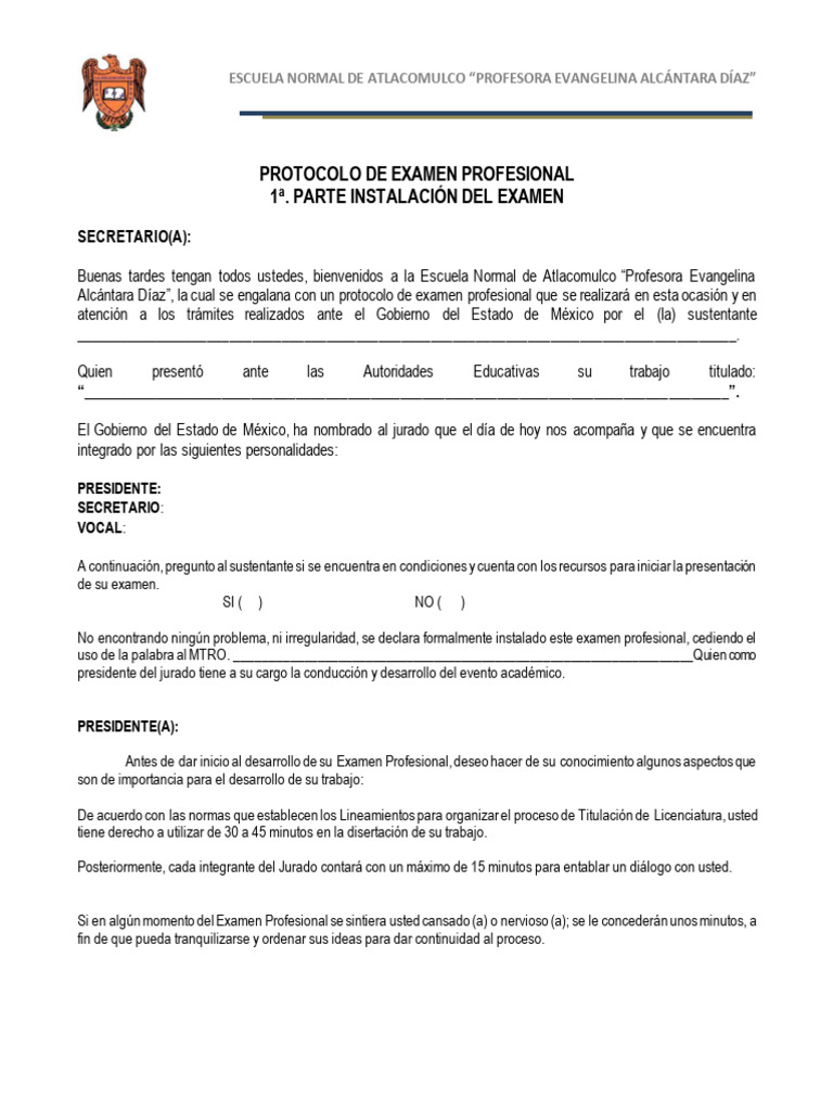 Protocolo Nuevo LIC | PDF