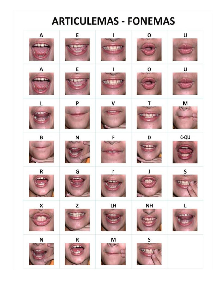 Articulemas - Fonemas | PDF