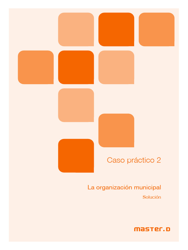 La Organizaci N Municipal CASO PR CTICO 3 SOL | PDF | Gobierno local | Gobierno