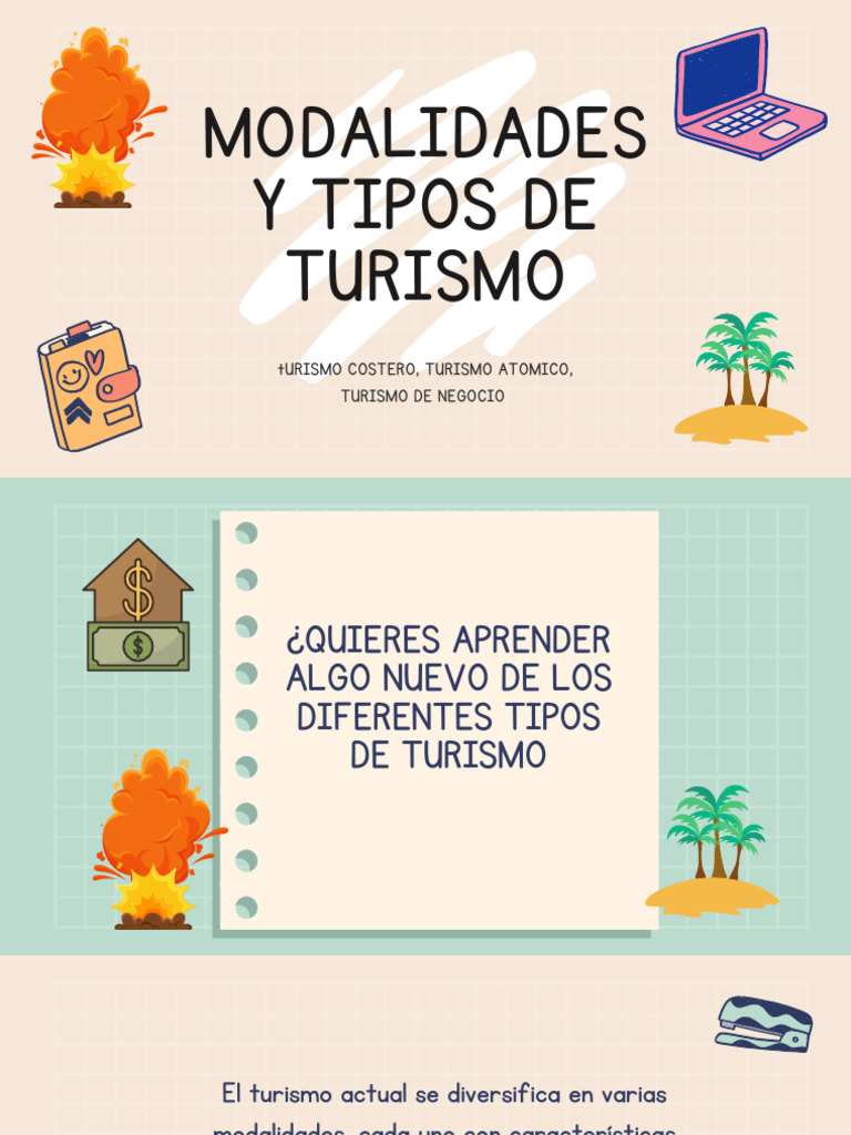 Modalidades y Tipos de Turismo | PDF | Turismo | Mercado (economía)