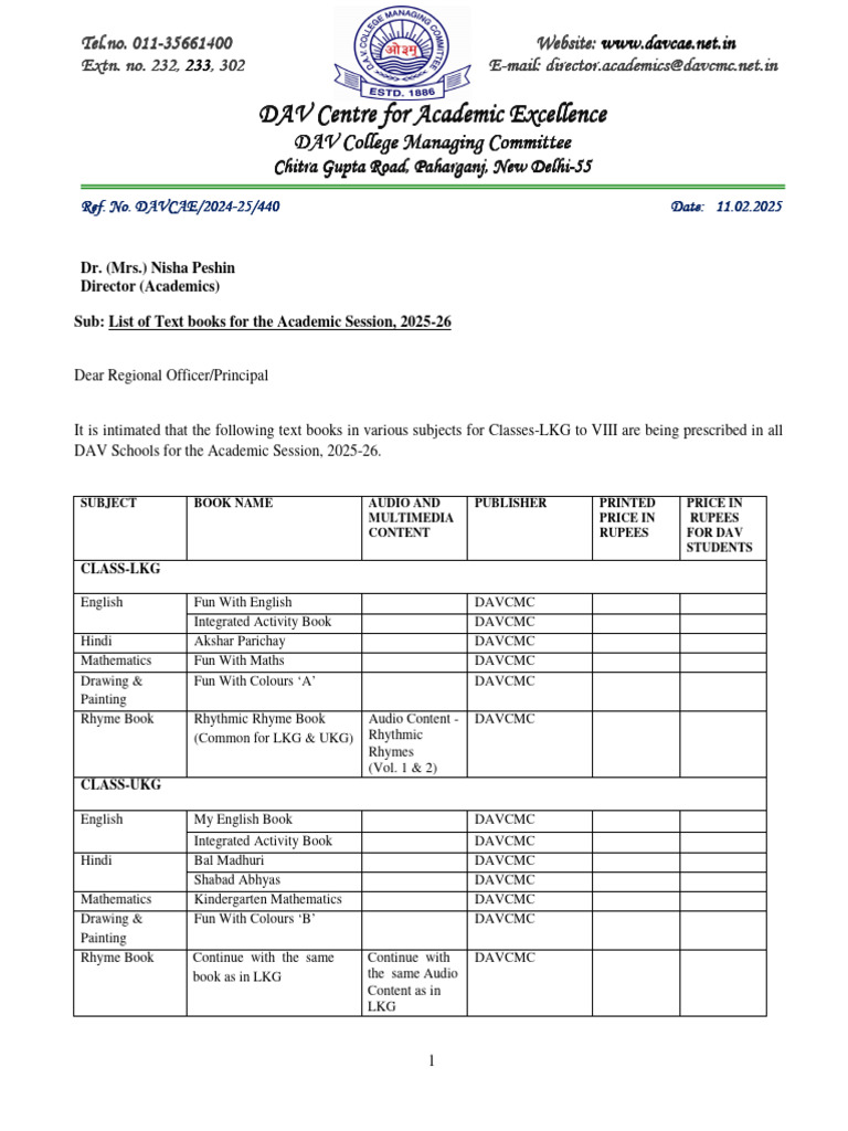 Book List 202526 | PDF | Languages | Foreign Language Studies