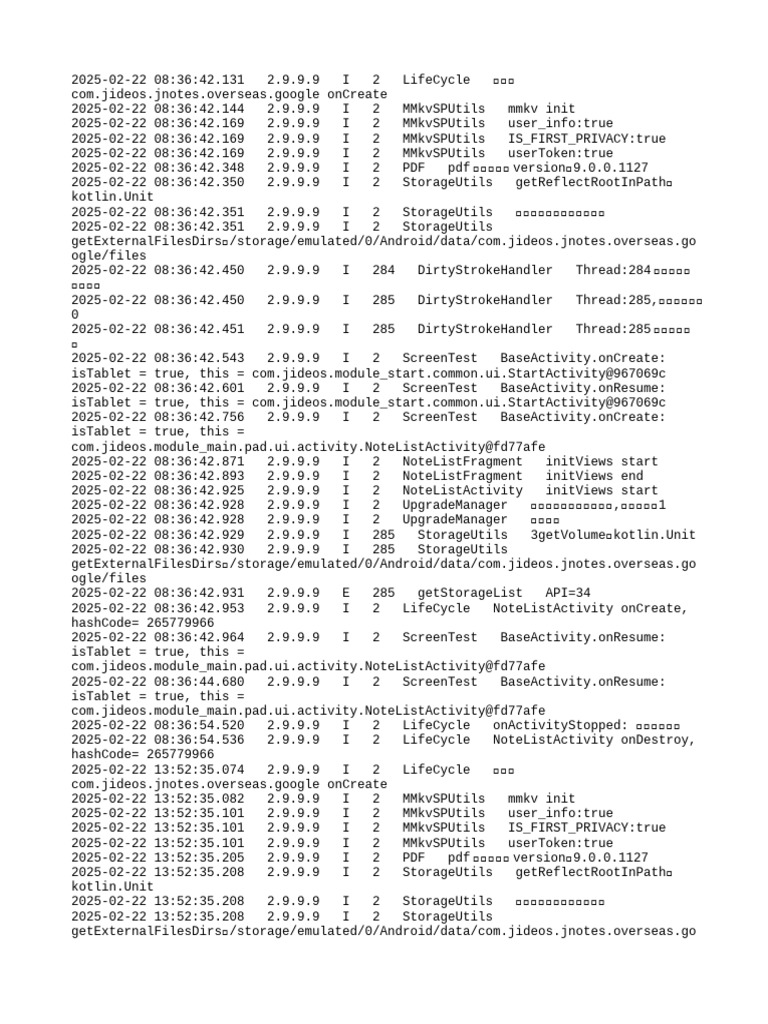 2025-02-22 78636568 Log | PDF | Software | Embedded Linux Distributions