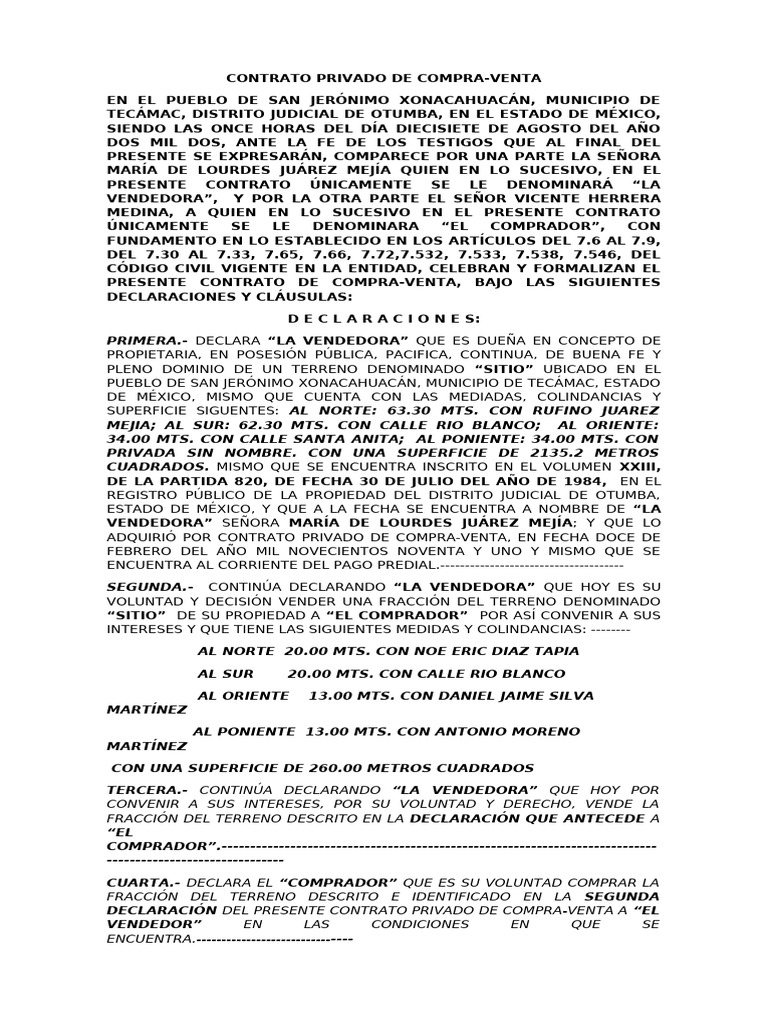 Usucapion Vicente Herrera Medina | PDF | Posesión adversa | Posesión (Ley)