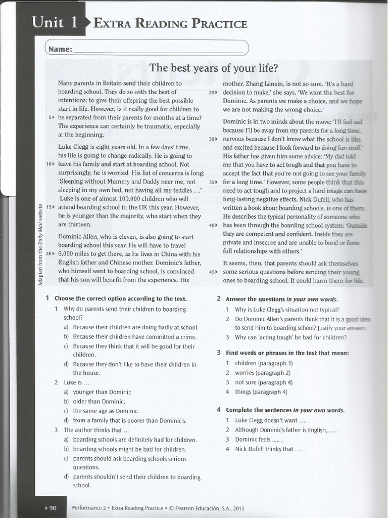 reading-practice-1 | PDF