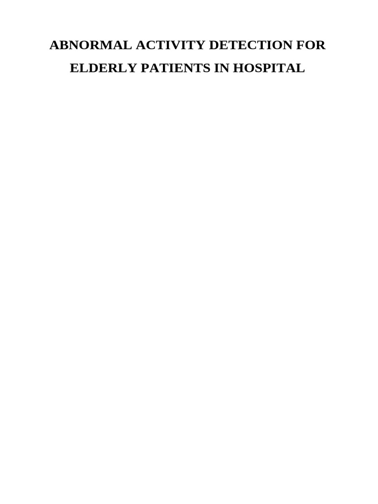 Abnormal Activity Detection | PDF | Machine Learning | Artificial Intelligence