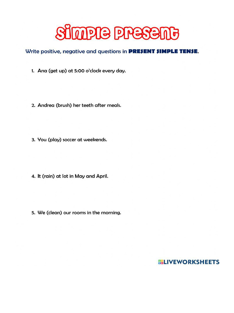 PRESENT SIMPLE | PDF