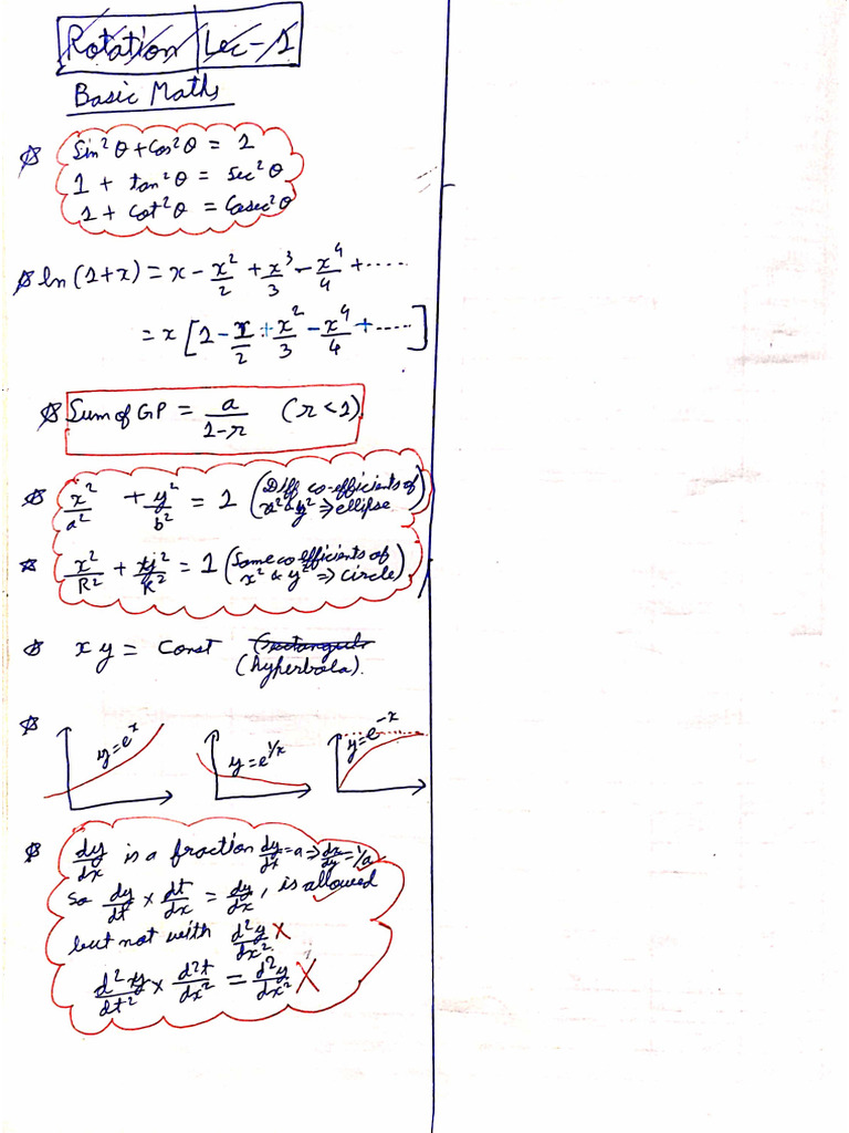 Physics JEE Formula Sheet | PDF