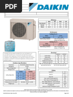 Daikin RXTA60AAVJU Heat Pump Overview | PDF | Heat Pump | Temperature