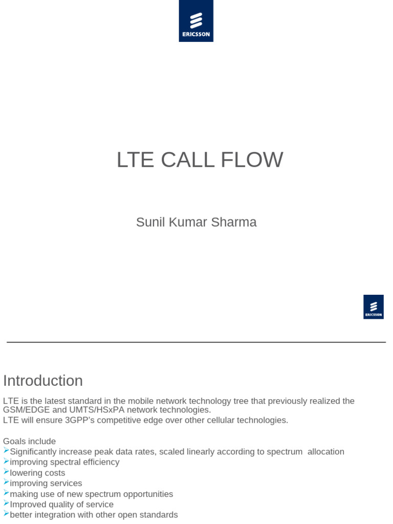 LTE Call Flow Explained: Step-by-Step Guide | PDF | Lte ...