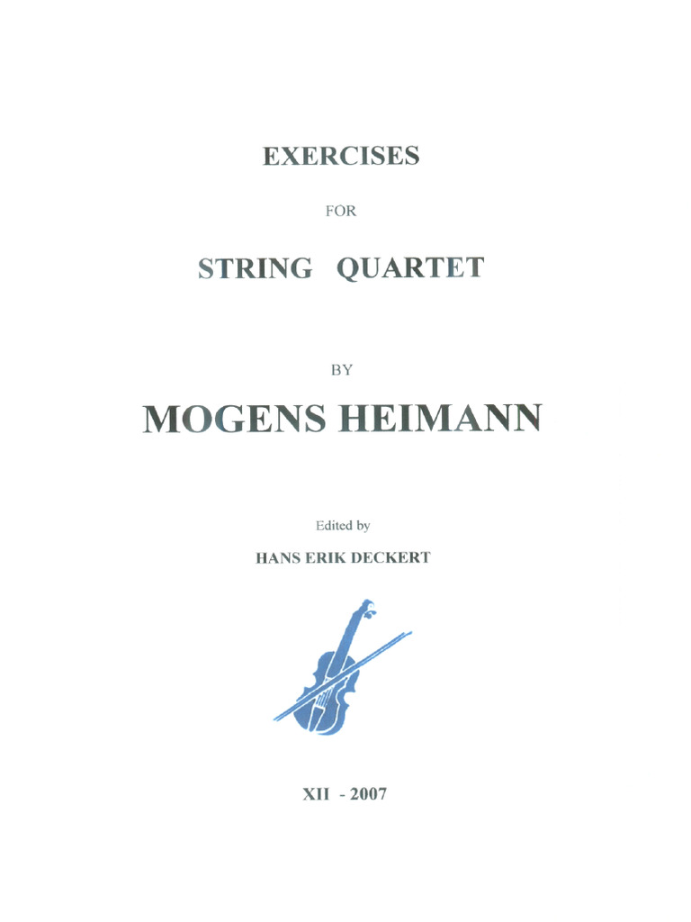 Heimann Chamber Exercises | PDF