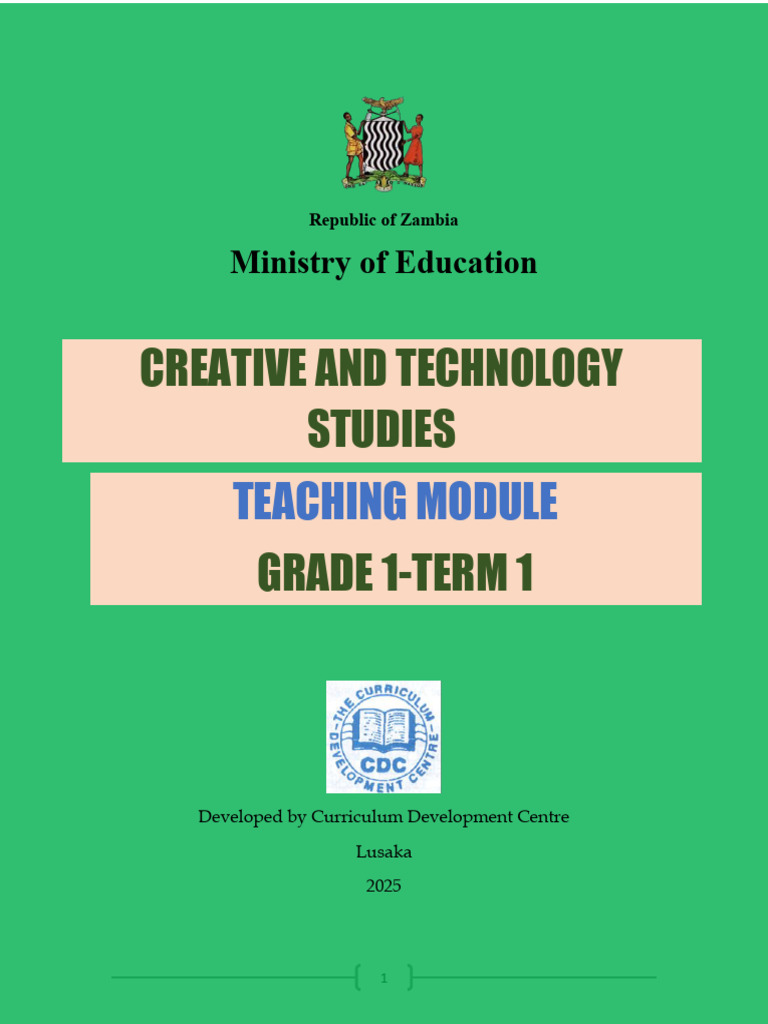 Grade 1 Creative Technology Module | PDF | Drawing | Traffic Light