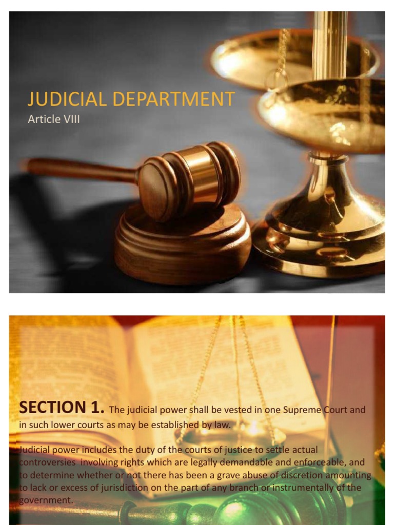 Judicial Department | PDF | Supreme Court Of The United States ...