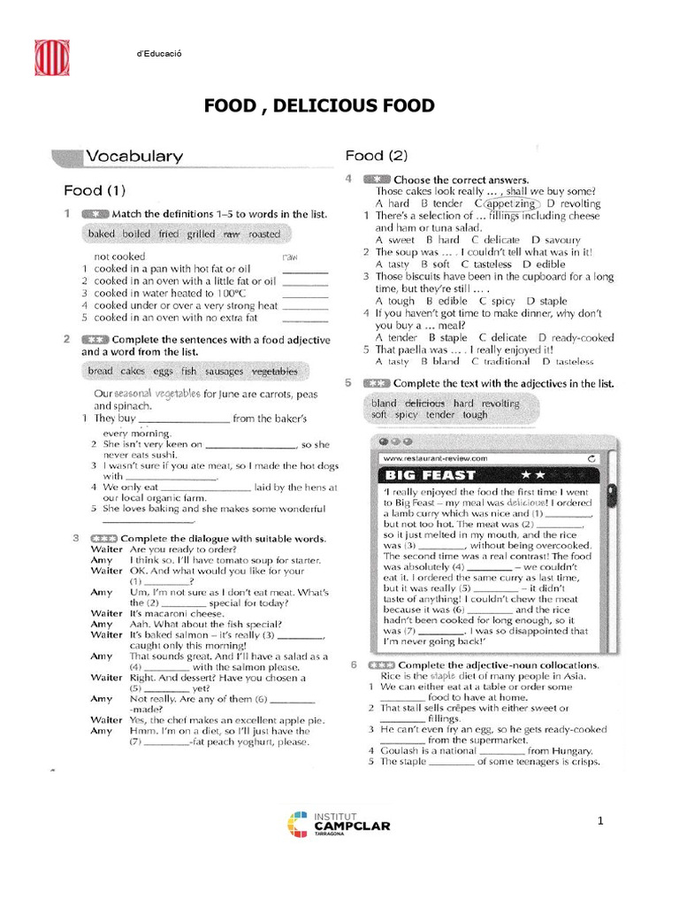 Unit 3 Vocabulary | PDF