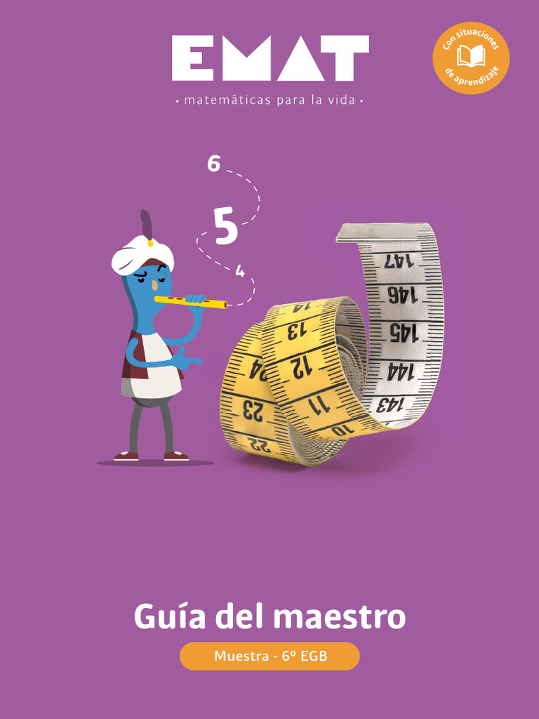 Guía EMAT para enseñanza matemática | PDF | Evaluación | Multiplicación