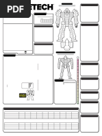Lancer Actions Cheat Sheet | PDF