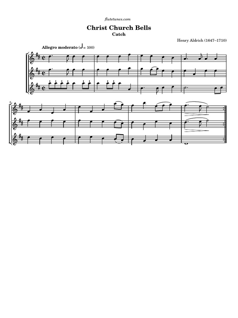 Christ Church Bells Trio | PDF