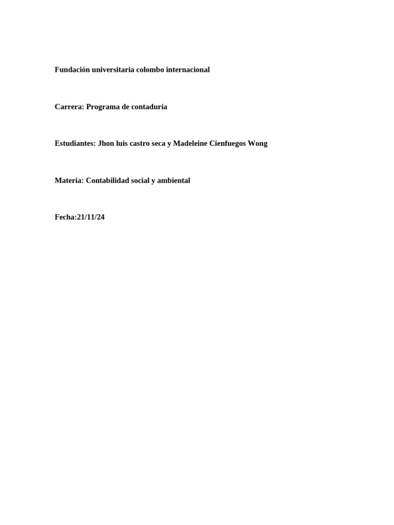 Taller de Contabilidad Ambeintal (Activos Biologicos) | PDF | Economias ...