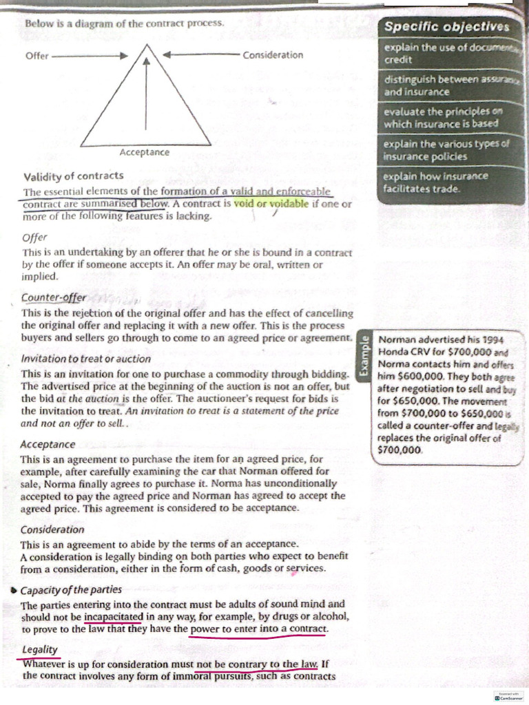 Pob Contract Notes | PDF