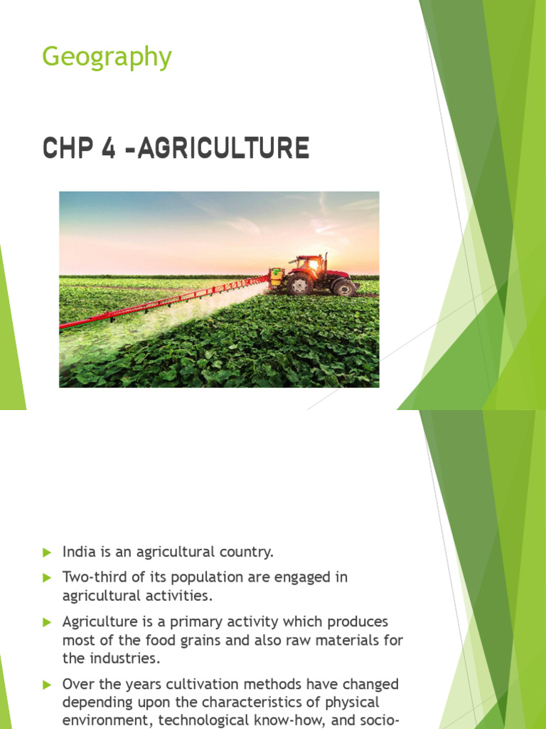 Agriculture | PDF | Agriculture | Intensive Farming