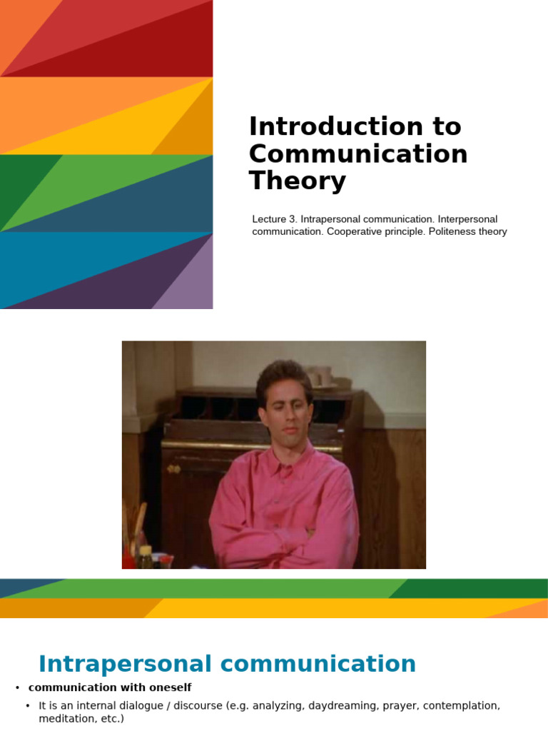 Introduction To Communication Theory - 3 | PDF | Communication ...